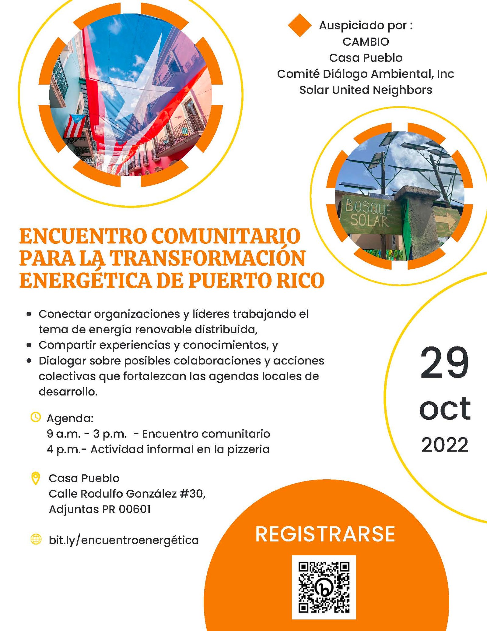 Encuentro Comunitario para la Transformación Energética de Puerto Rico